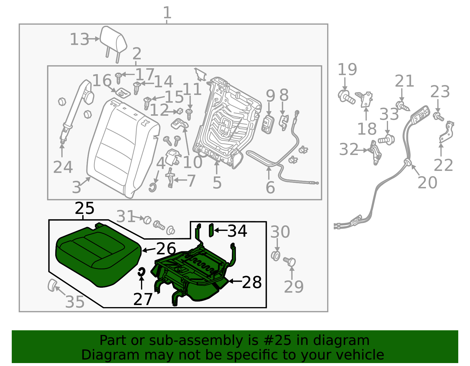 KD35-88-260C-02 - Cushion Assembly 2013-2015 Mazda CX-5 | MazdaParts.US ...