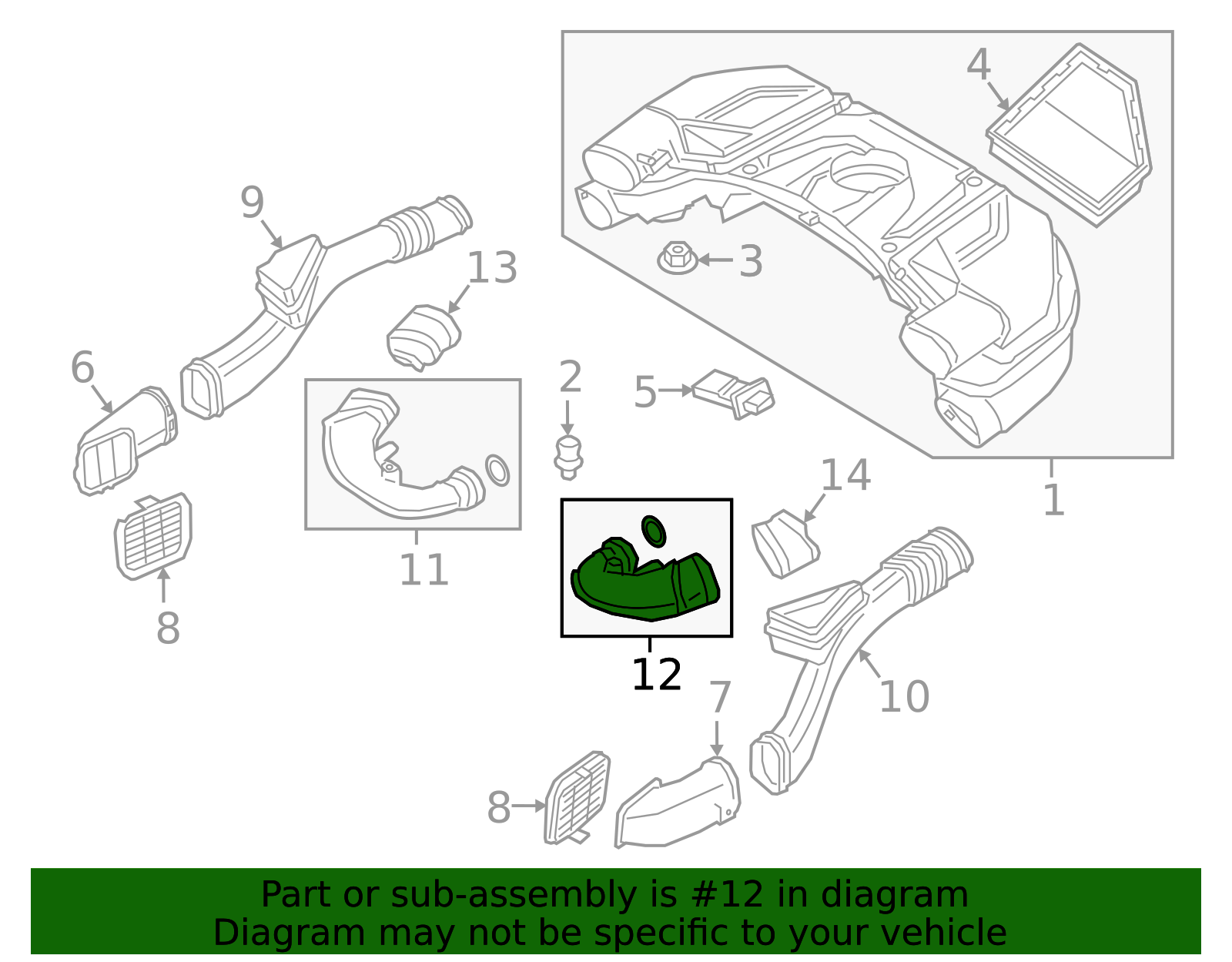 13-71-8-613-153 - Air Duct - 2016-2019 BMW | Buy BMW Parts Now