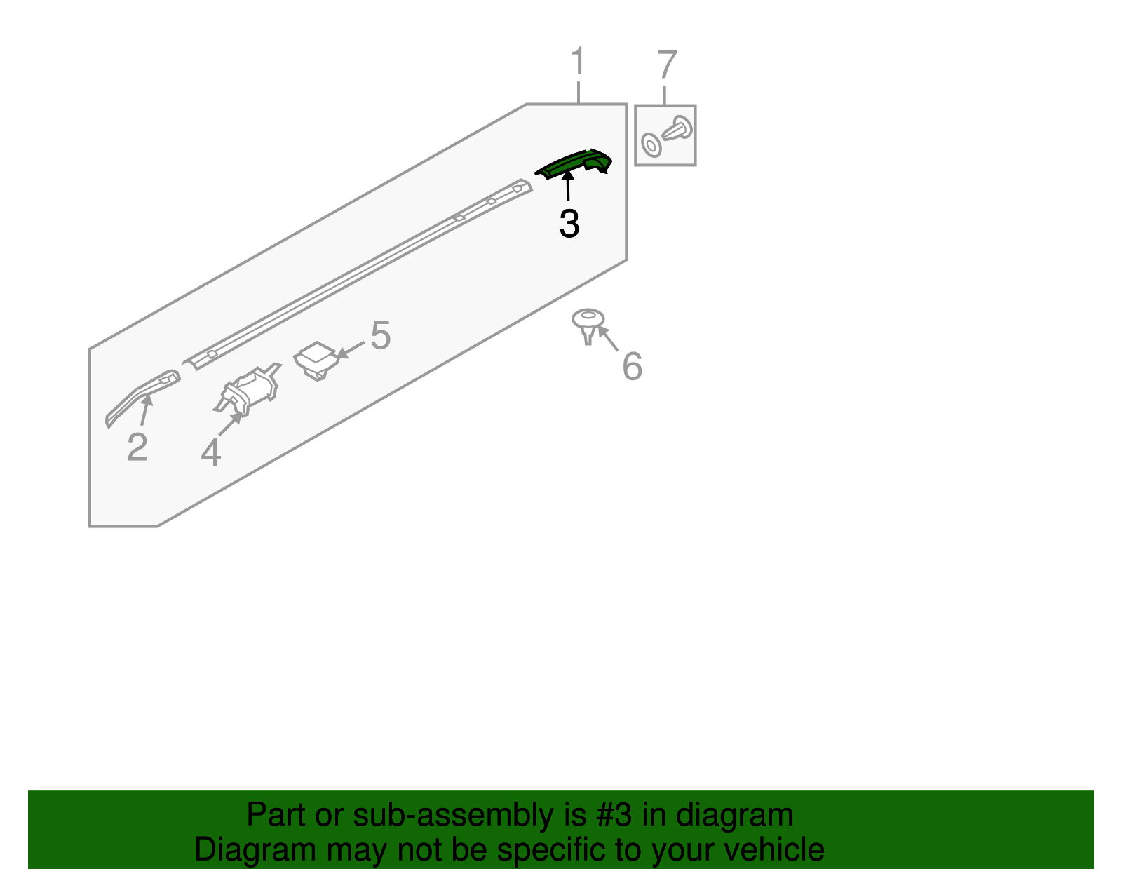87234-2K000 - End Cap Molding 2010-2013 Kia Soul | Kia.Parts Store