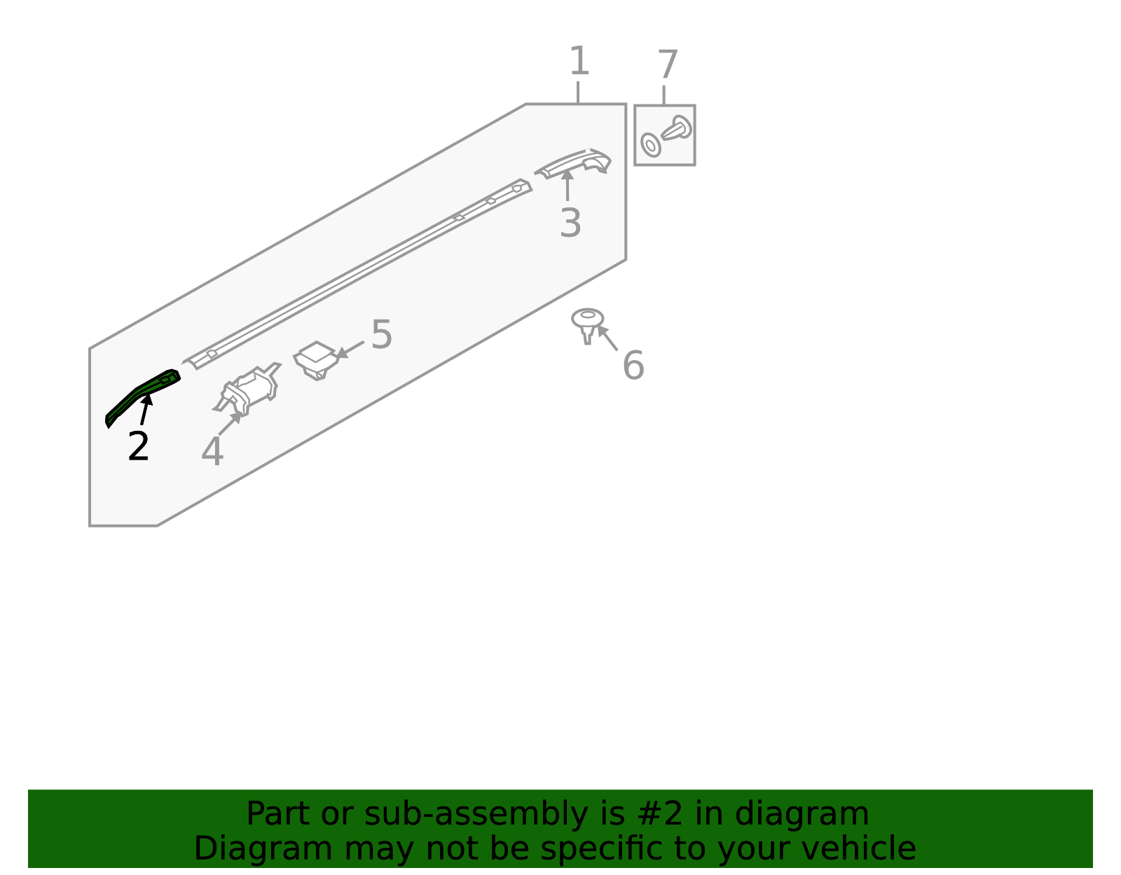 2010-2013 Kia Soul End Cap Molding 87233-2K000 | OEM Parts Online