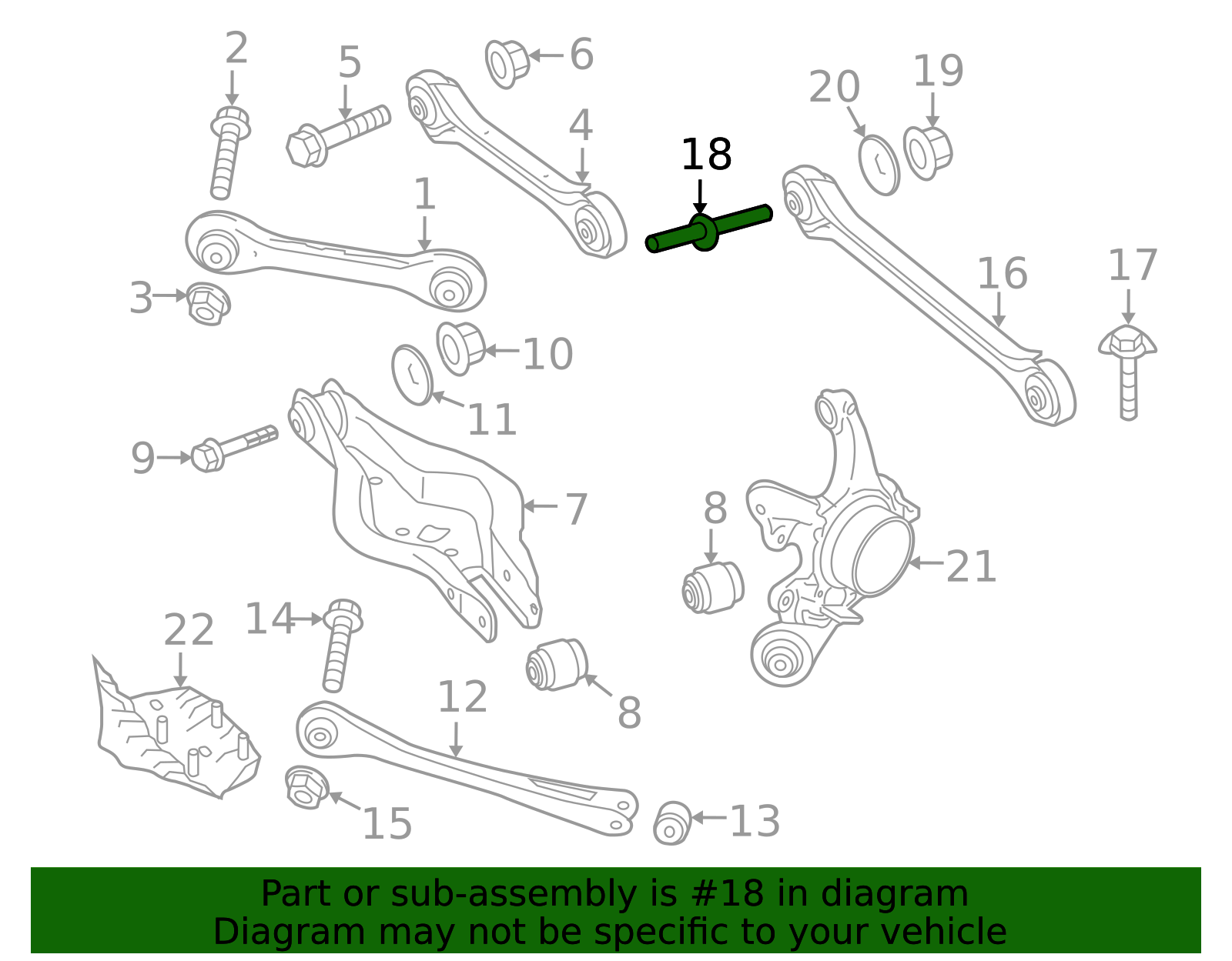 33326796196 - Eccentric Bolt (33-32-6-796-196) | BMW of South Atlanta Parts
