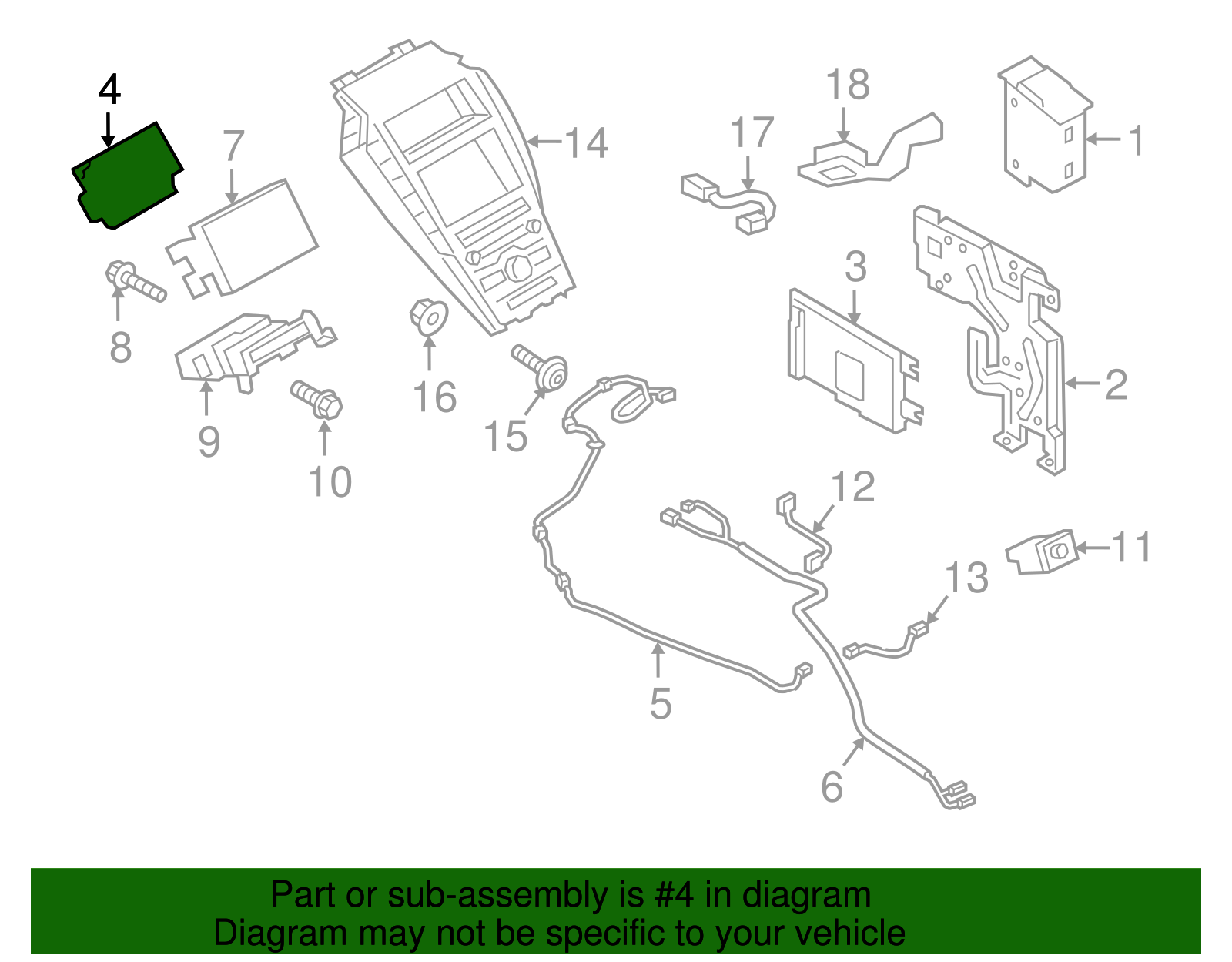 2017-2020 Lincoln MKZ | Module | HP5Z-14G371-M | Walls' Ford Parts