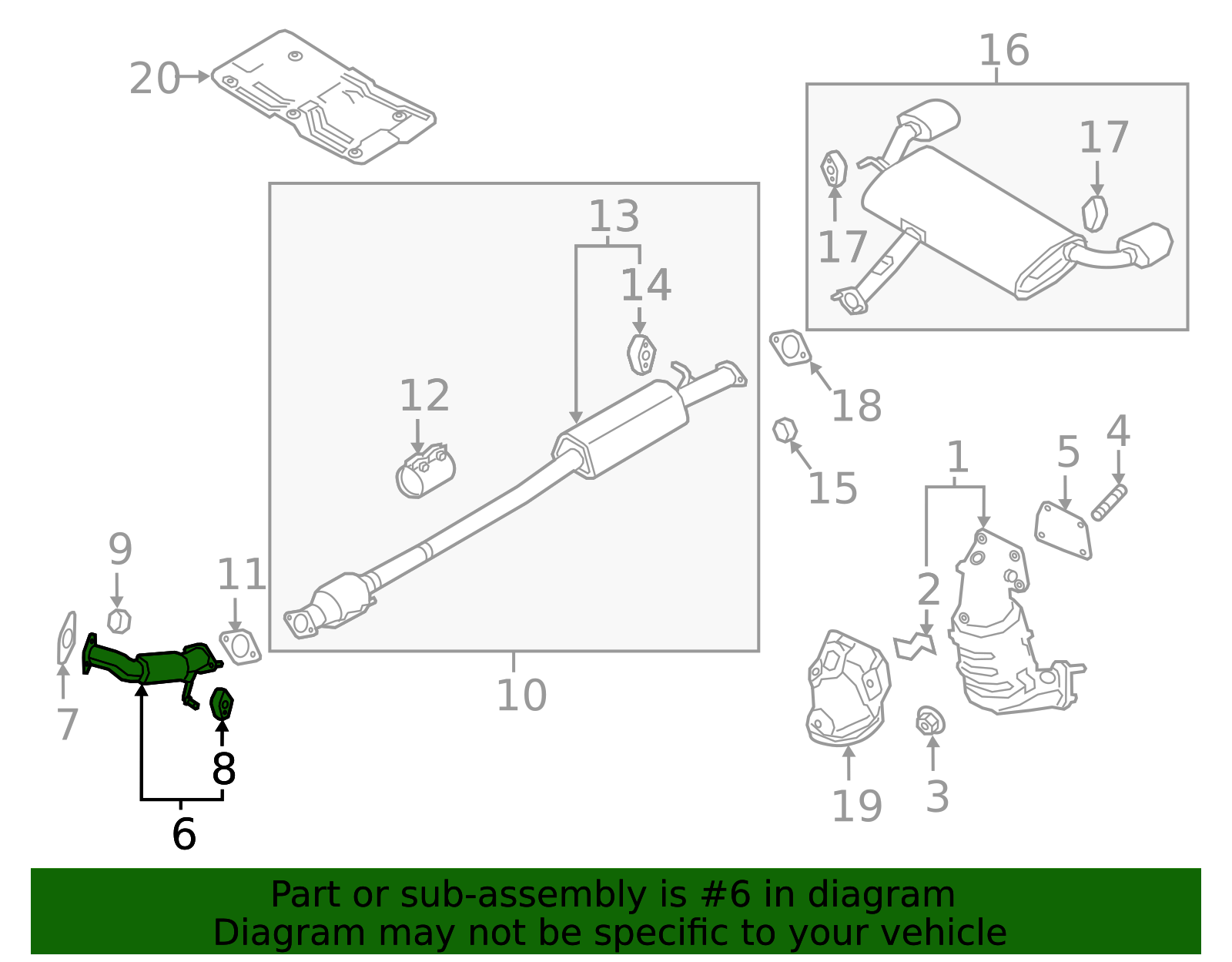 28610-D9430 - Front Pipe 2017-2022 Kia Sportage | Kia.Parts Store