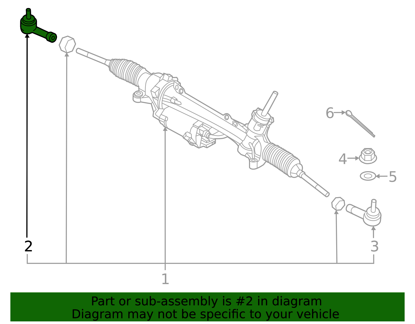 Hyundai Steering Tie Rod End - Precision Steering Link - Part #56825 ...