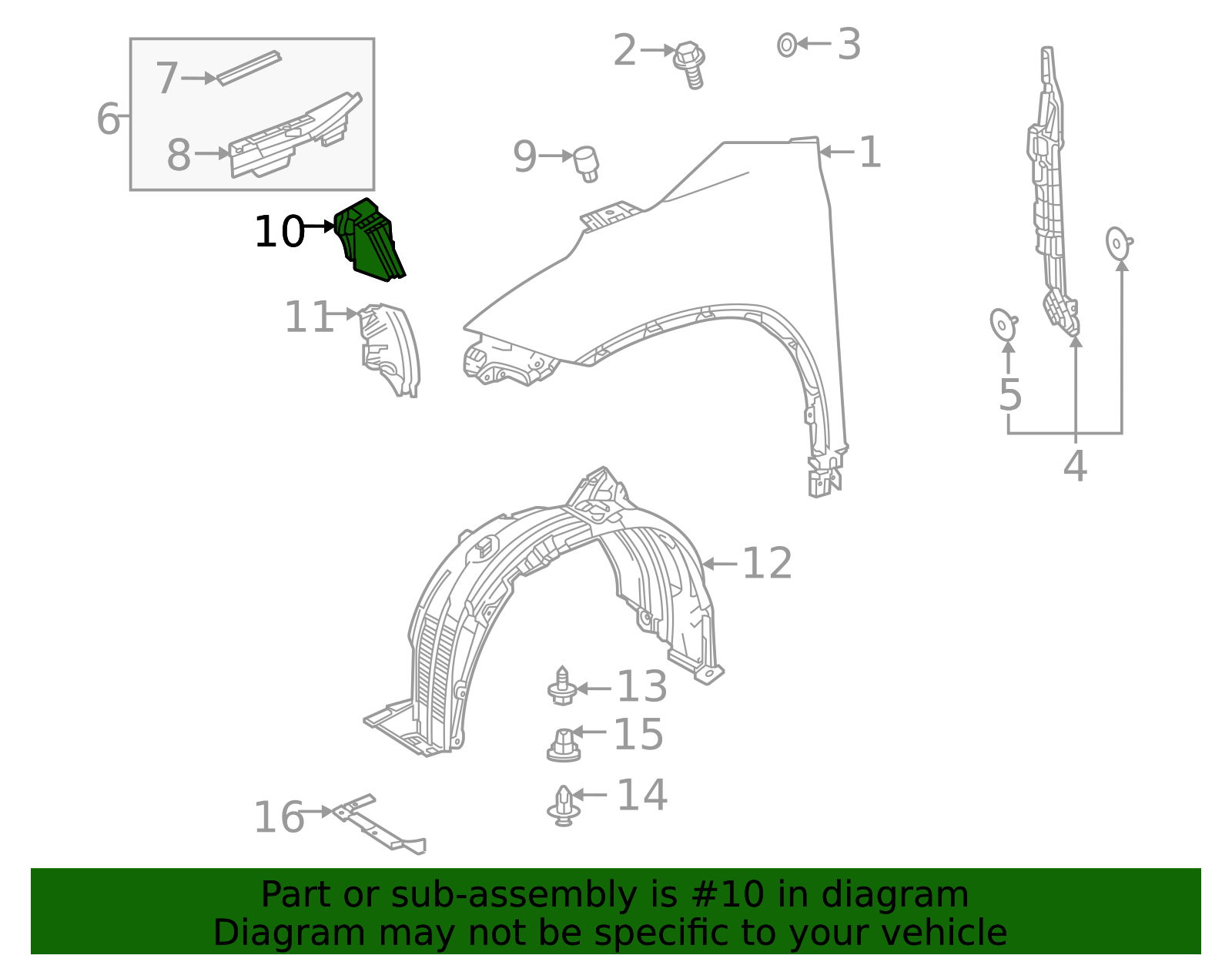 2020-2024 Toyota Highlander Seal 53891-0E030 | Toyota Parts Center