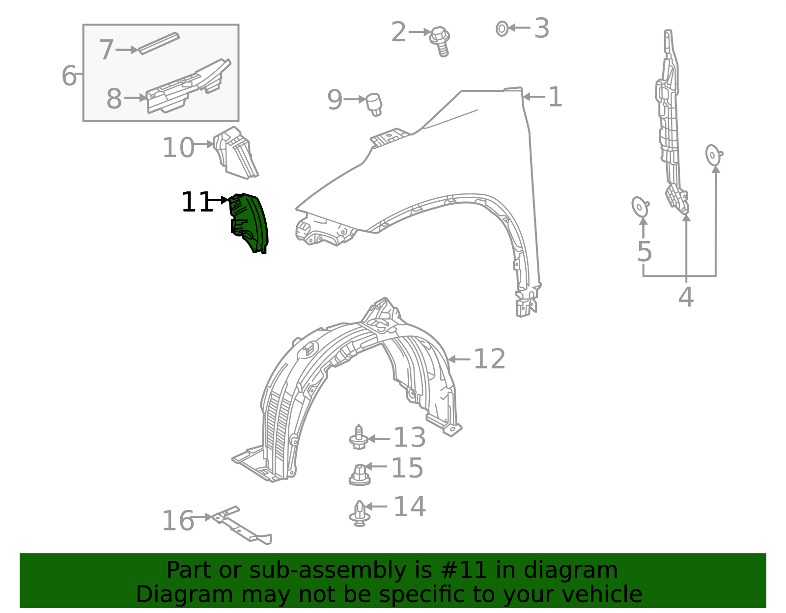 Radiator Air Deflector - OEM Engine Cooling Channel | AutoNation Parts