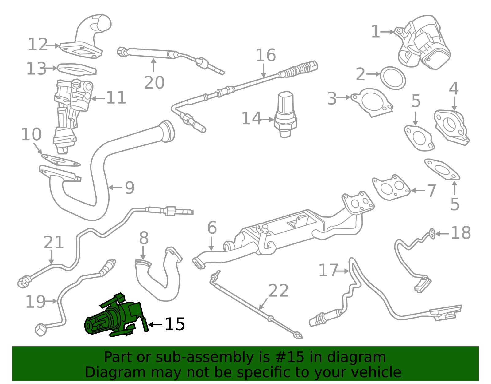 Genuine OEM Temperature Sensor | 651-153-00-28 | Fits Select 1996-2022 ...