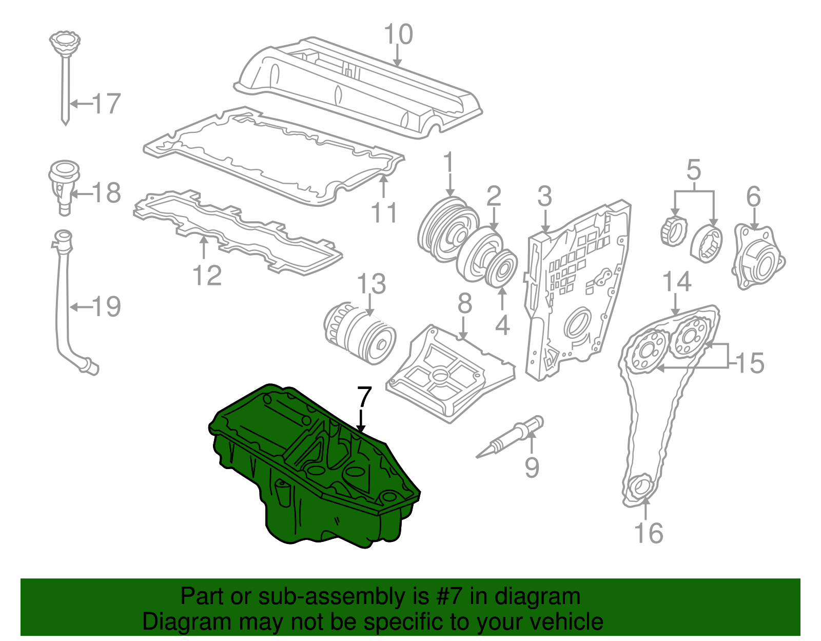Genuine Oil Pan for 1999-2009 Saab | Part# 55559827 | Over 30% Off All ...