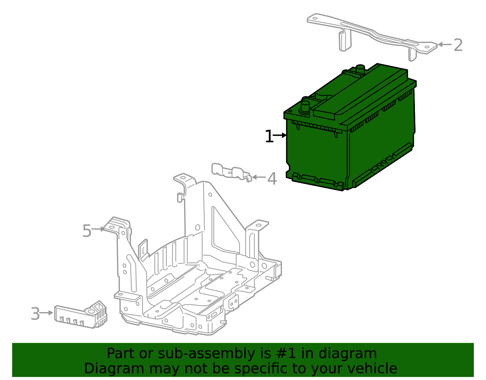 88864542 - Vehicle Battery 2010-2025 GM | Chevrolet Parts Direct