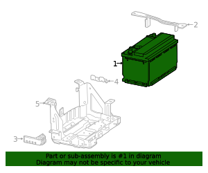 88864542 - Vehicle Battery 2010-2025 GM | Chevrolet Parts Direct
