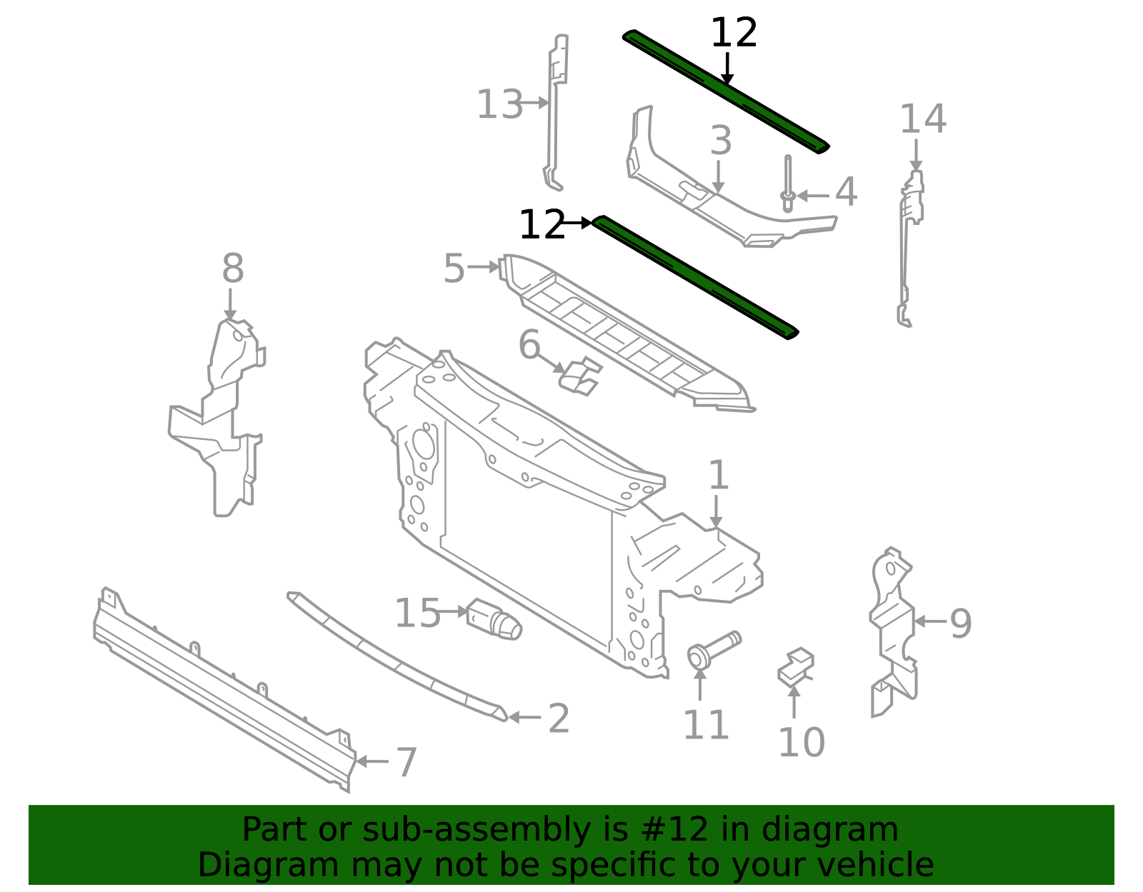 7L0-121-345 - High-Quality Seal for 2007-2015 Audi Q7 | AutoNation Parts