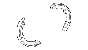 2007-2022 Toyota Park Brake Shoe (SOLD AS INDIVIDUAL UNIT) 46530-34010 ...