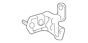 67920-SJA-A01ZZ - 2005-2012 Acura RL - Hinge, R Rear Door (Lower) | All ...