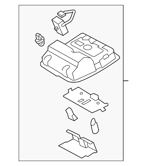 63650-06381-B0 - Overhead Console - 2012-2017 Toyota Camry | Nucar ...