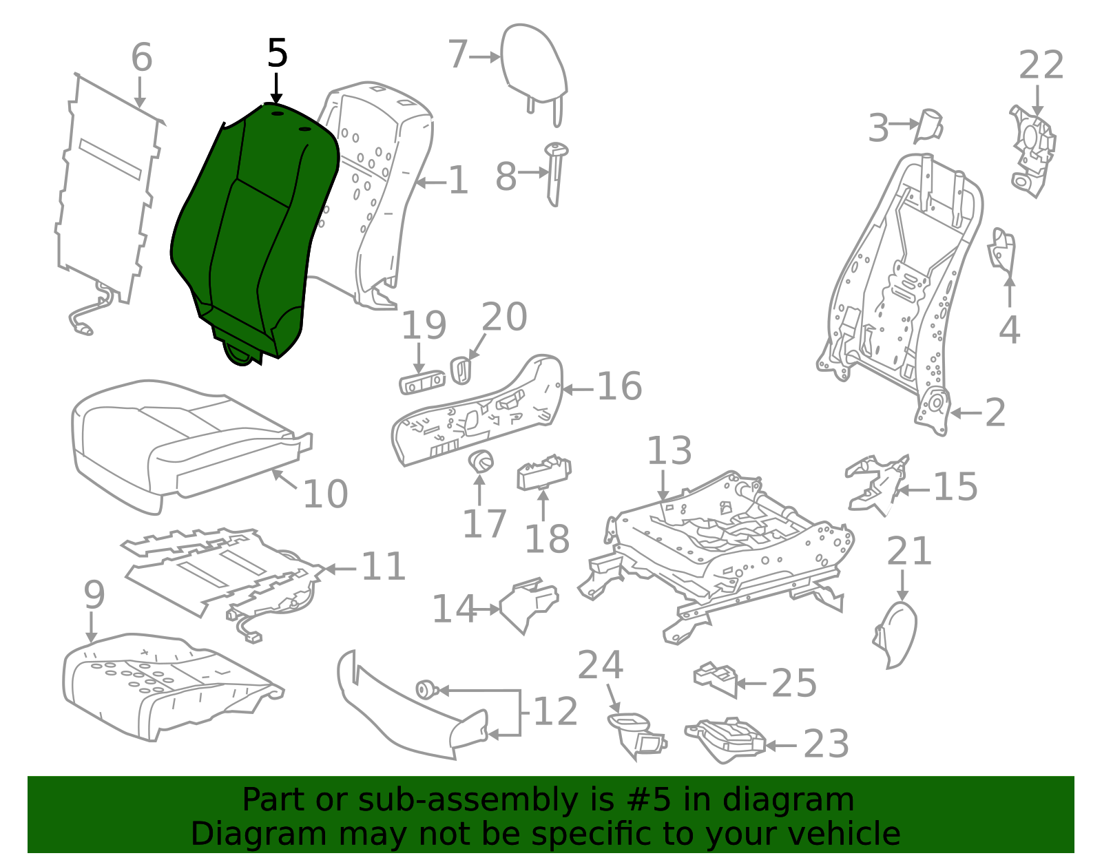 Seat Back Cushion Cover – OEM Look, Protected Support | AutoNation Parts