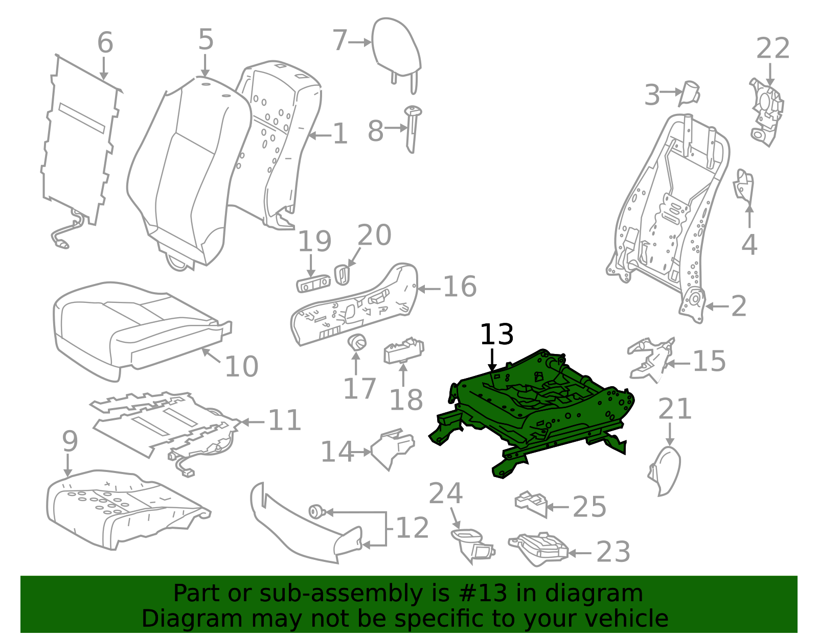71610-0E090 - High-Quality Seat Adjuster for 2014-2016 Toyota ...