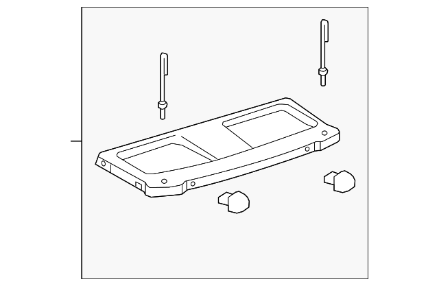 2012-2019 Toyota Prius C Package Tray 64330-52410-B3 | Toyota Parts Center