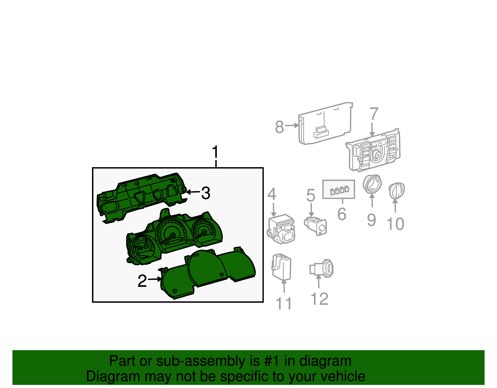 83800-21380 - Instrument Cluster 2007-2010 Scion tC | Toyota San Diego ...