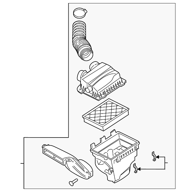 2017-2020 Ford | Air Cleaner Assembly | HP5Z-9600-A | Walls' Ford Parts