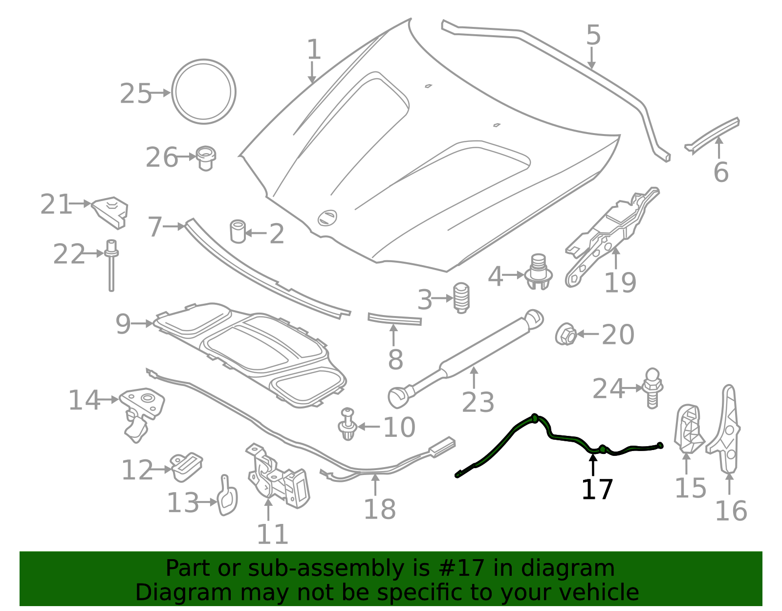 Genuine BMW 51-23-7-210-728 | Release Cable | FREE Shipping on Most ...