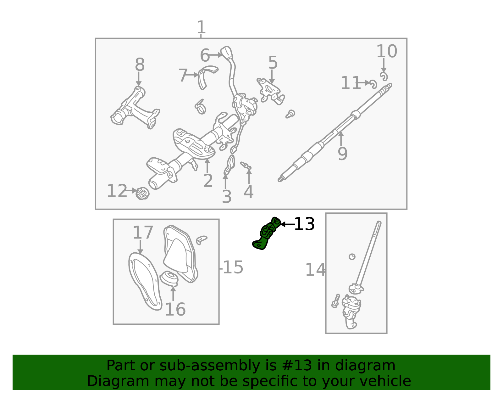 1998-2001 Toyota Tacoma Steering Shaft Universal Joint 45209-35110 ...