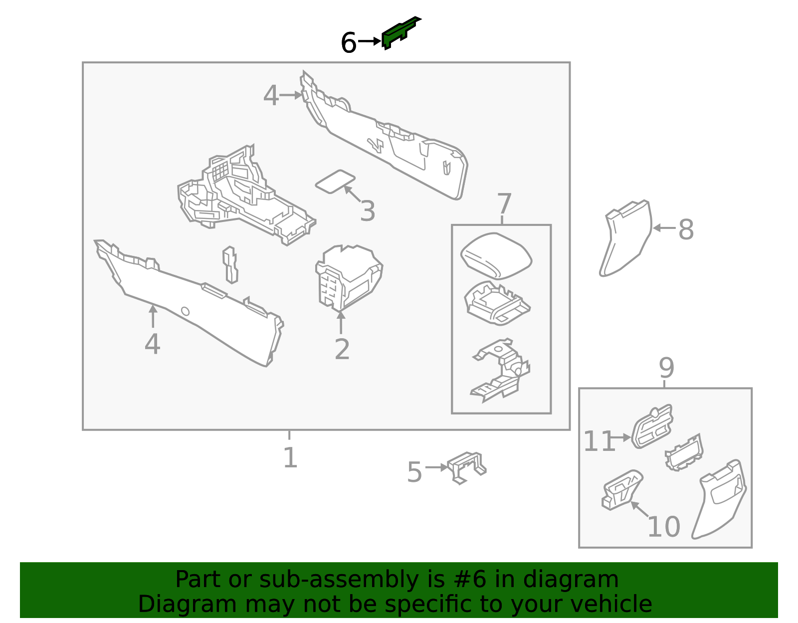 GRF5-64-4A1 - Upper Panel - 2018-2020 Mazda 6 | Mazda Parts Factor