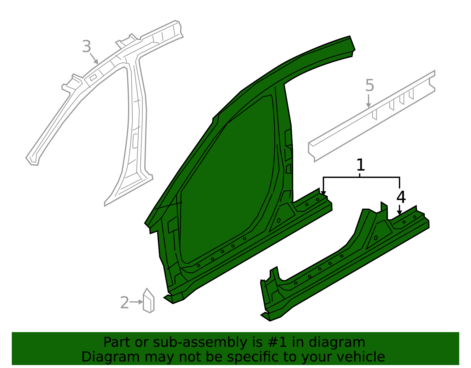 Uniside - Complete OEM Side Body Assembly | AutoNation Parts