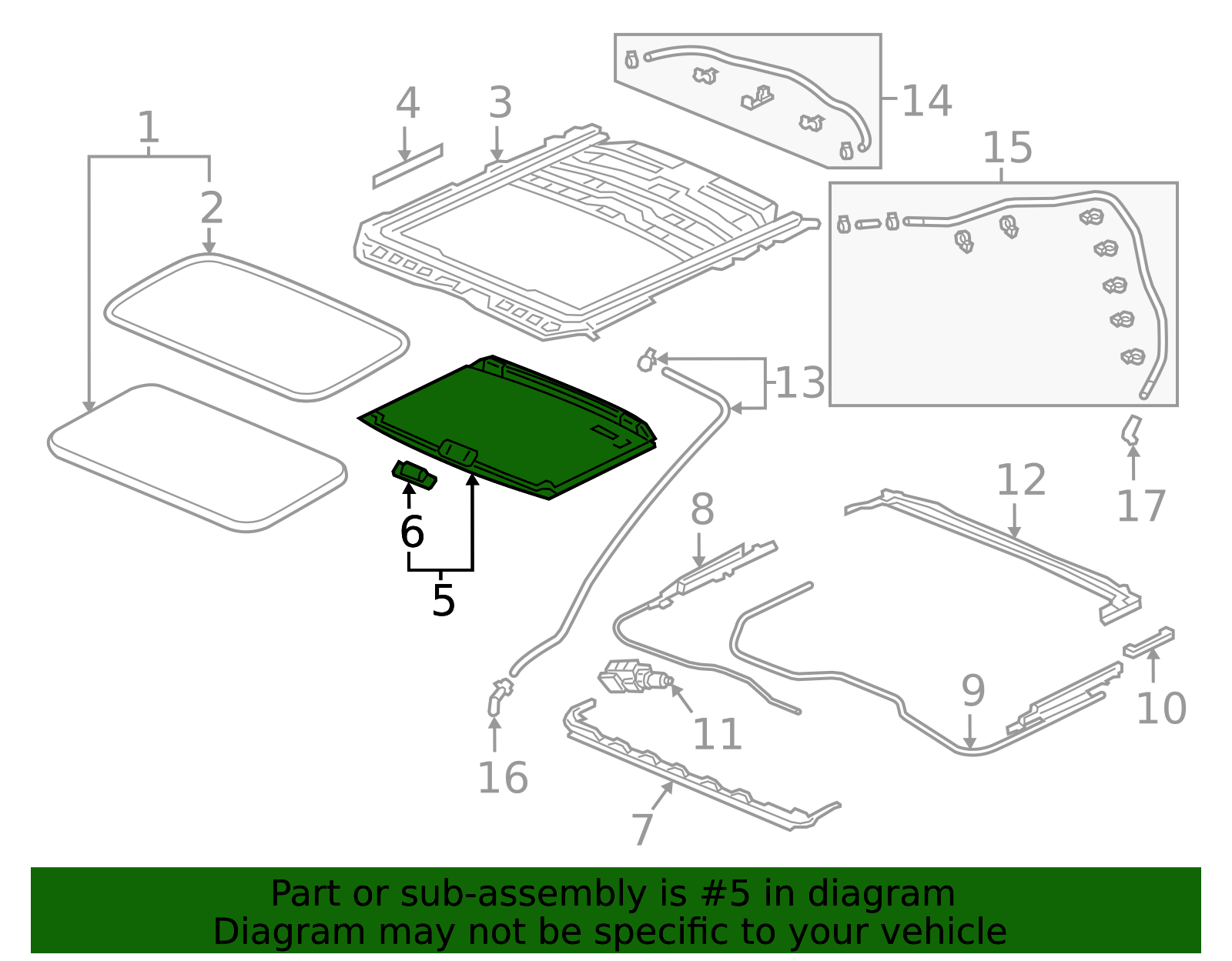 Sunroof Cover - Interior Panel Finish OEM | AutoNation Parts