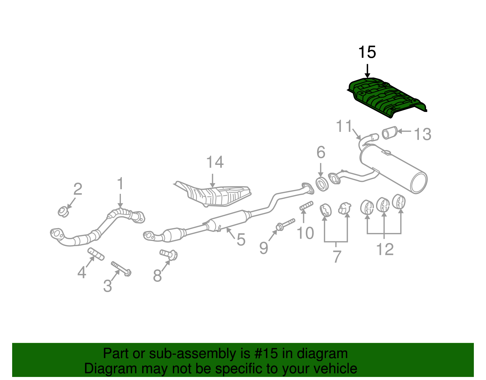 58327-21050 - Heat Shield 2005-2010 Scion tC | Toyota San Diego Parts