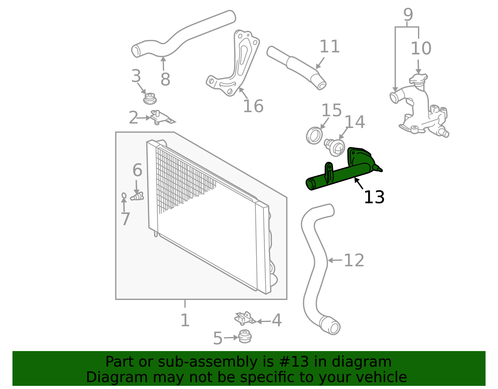 16321-0A040 - Inlet, Water Longo Toyota Parts