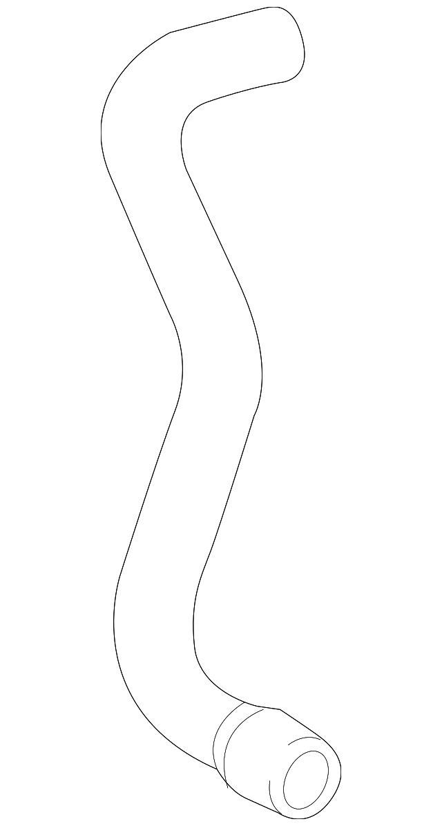 Genuine Toyota Lower Hose part# 16572-AA020 for 2004-2006 Toyota Sienna ...