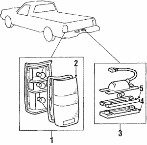 Shop Mitsubishi Brake Lights For All Models | Mitsubishi Direct Parts