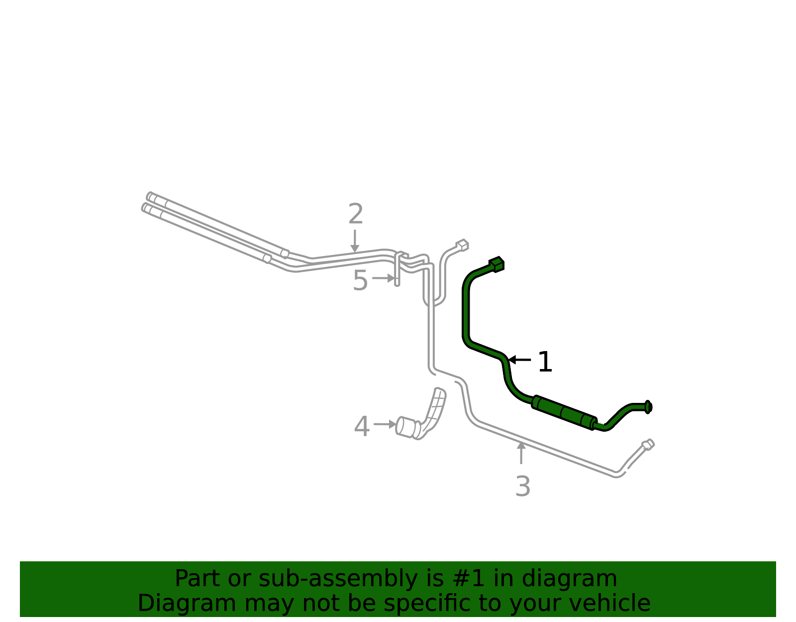 2003-2009 Dodge Cooler Line 52028920AI | Mopar Parts Canada