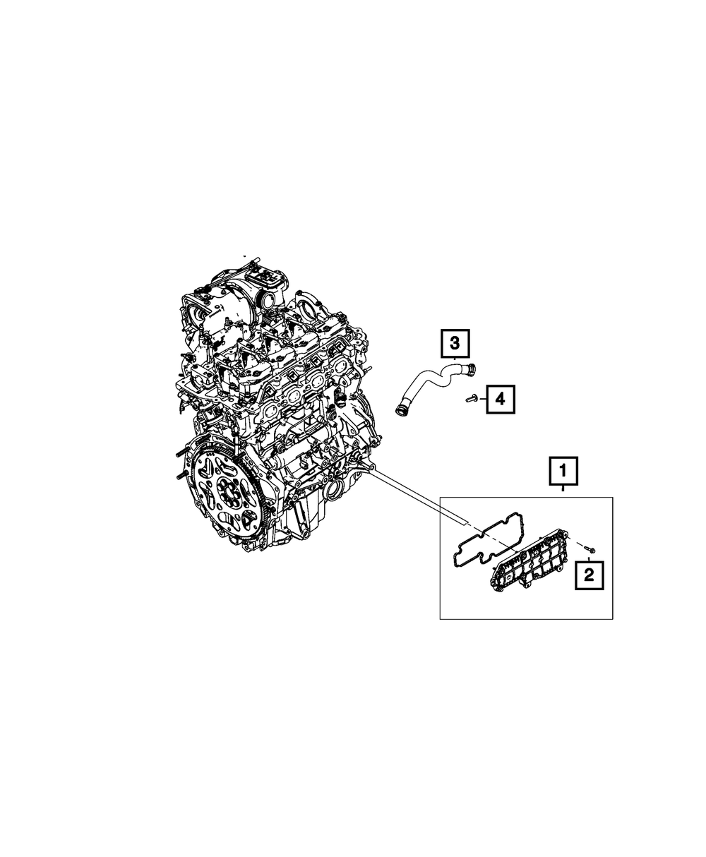 2018-2026 Mopar Pcv Hose 4893612AA | Hodge Wholesale Parts
