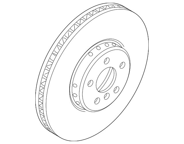 34-10-6-875-284 - Disc Brake Rotor Front Right 2016-2025 BMW ...