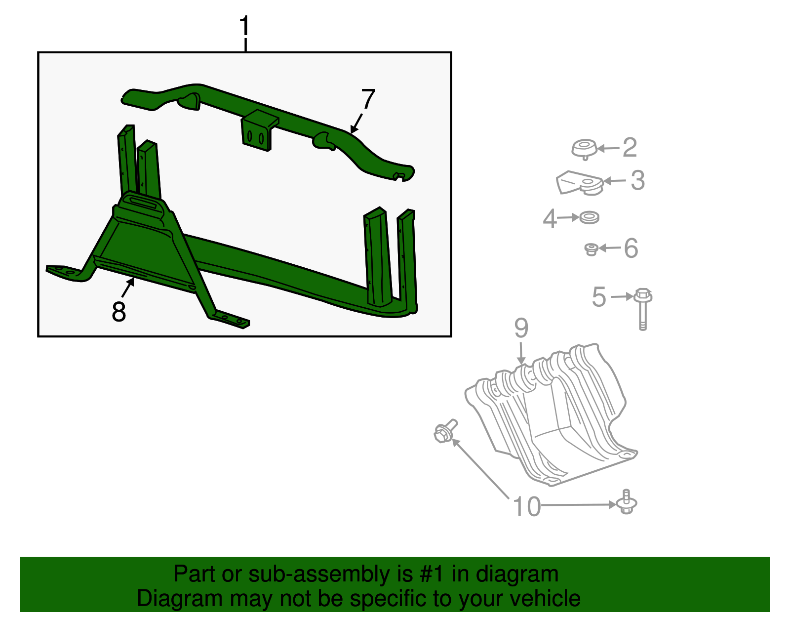 25815981 - 2003-2007 GM - Radiator Support | Partners Chevy