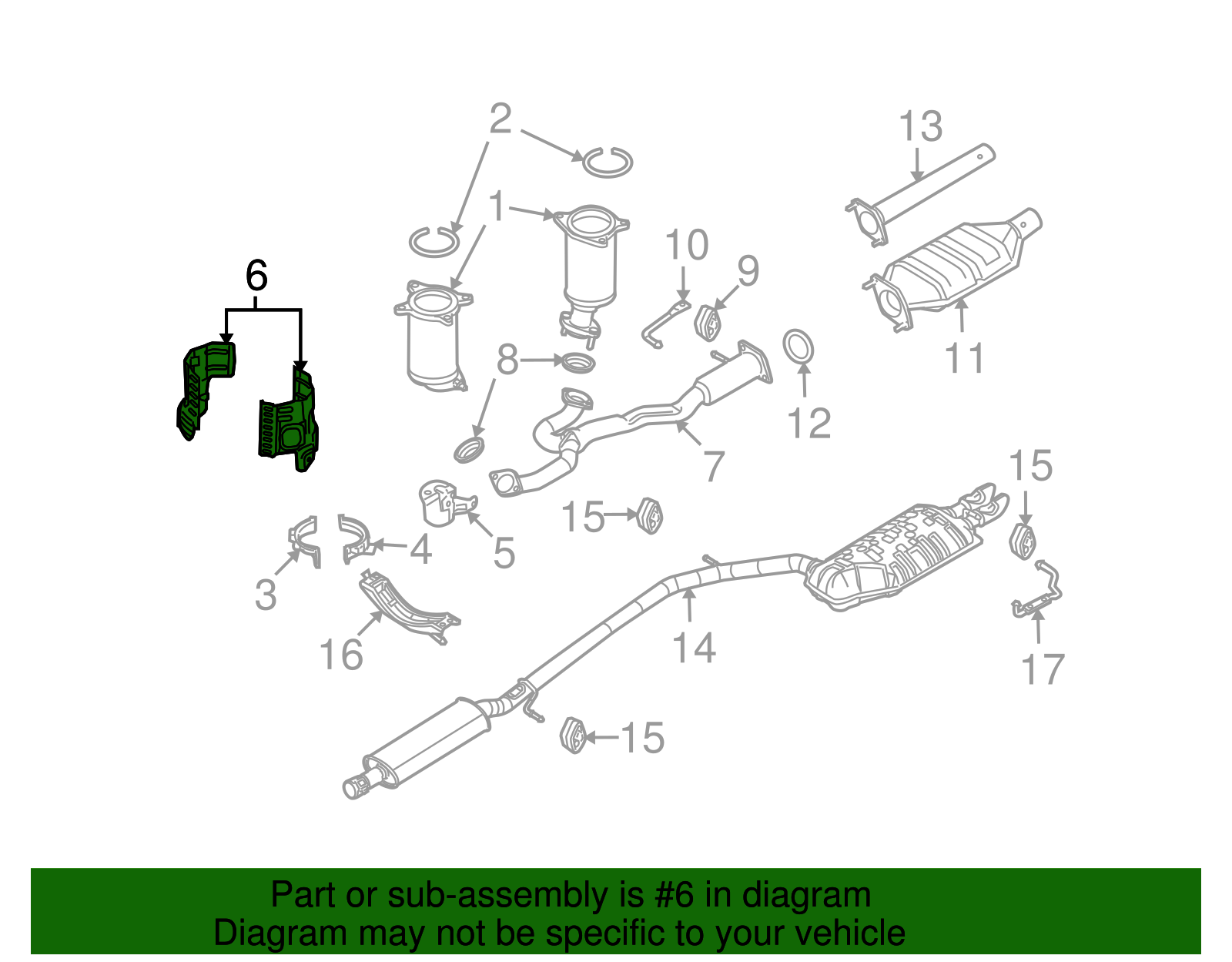 2007-2019 Ford Heat Shield 7T4Z-5E258-B | OEM Parts Online