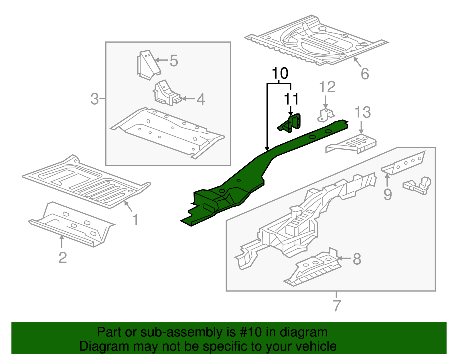 2016-2020 Buick Envision Passenger Side Rear Compartment Panel ...