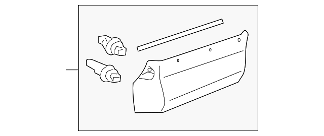 2005-2013 Toyota Tacoma Rocker Molding 75850-04902 | Toyota Parts Center