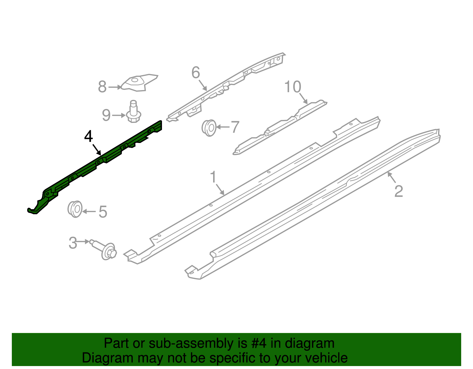 2019-2024 Porsche Macan Front Bracket 95B-853-558-C | Sunset Porsche Parts