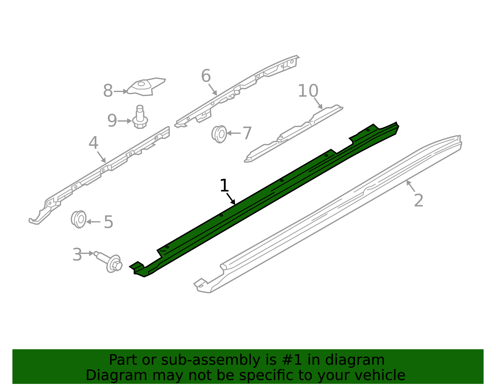 Rocker Panel Guard - Protects Against Road Debris 95B-853-563-1E0 ...