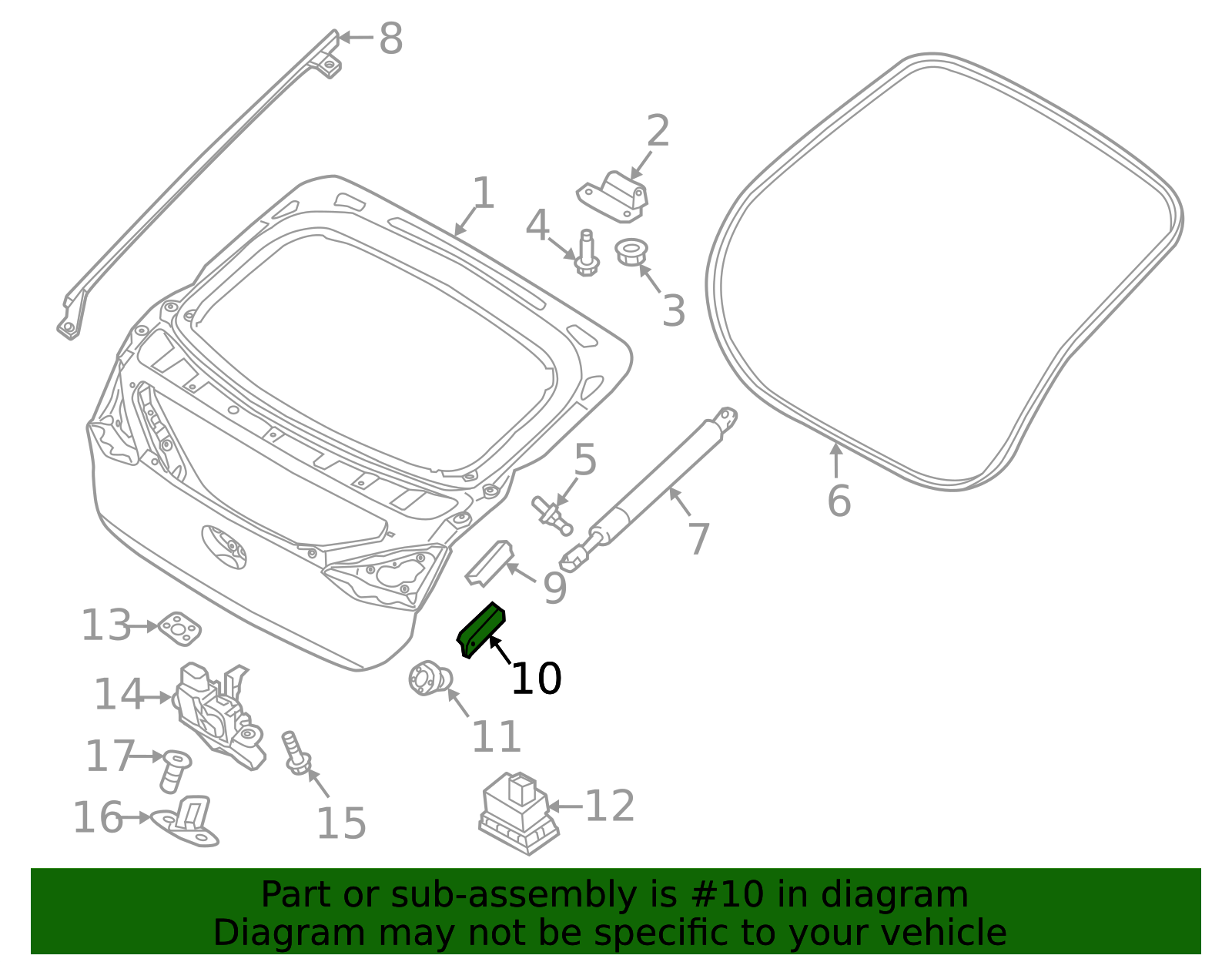 2022-2024 Hyundai Ioniq 5 Overslam Bumper 81739-G9500 | MotorMotor
