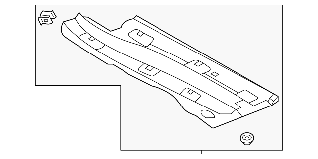 2020-2025 Volkswagen Atlas Cross Sport Under Cover 3QF-825-202-D | OEM ...