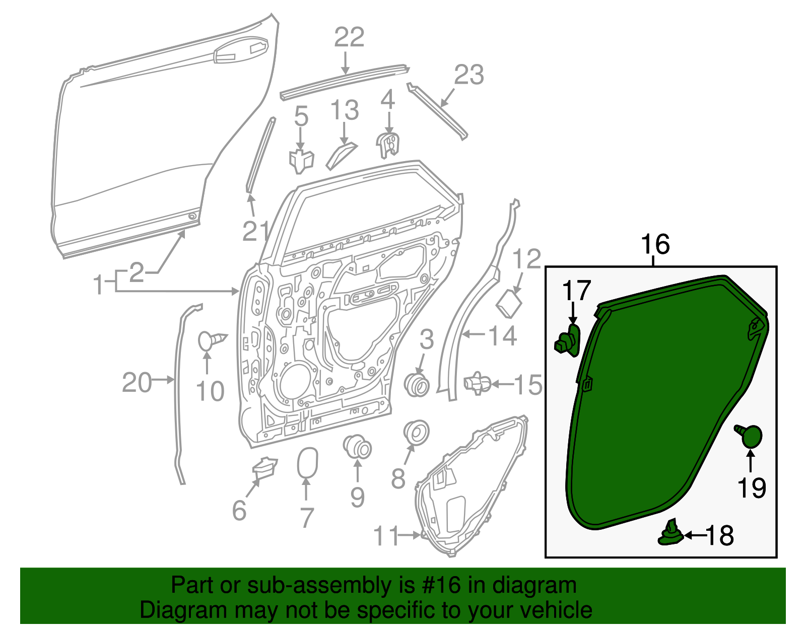 Door Seal – OEM Weatherproofing for a Quieter Ride | AutoNation Parts