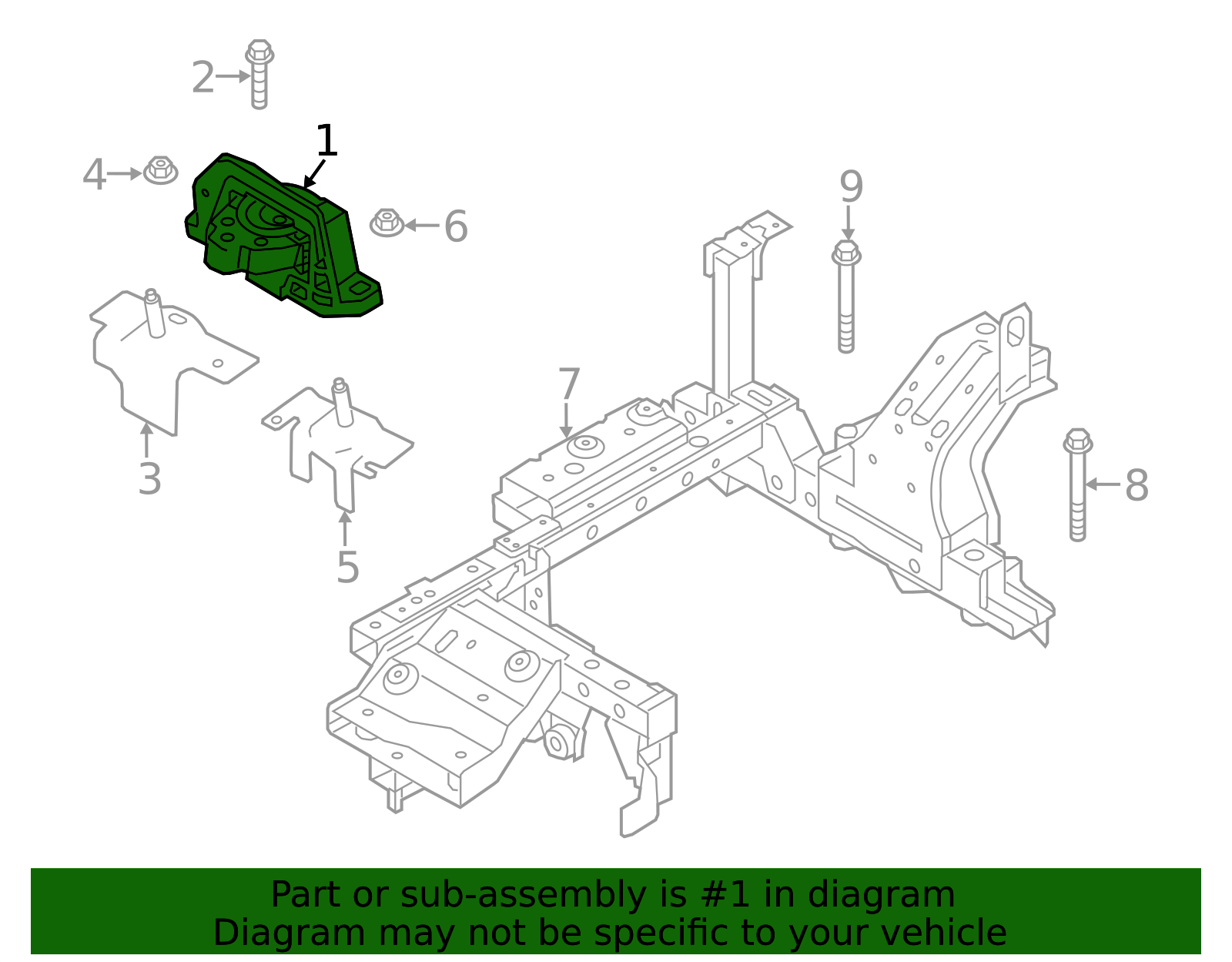 Engine Mount CM5Z-6038-A | OEM Parts Online