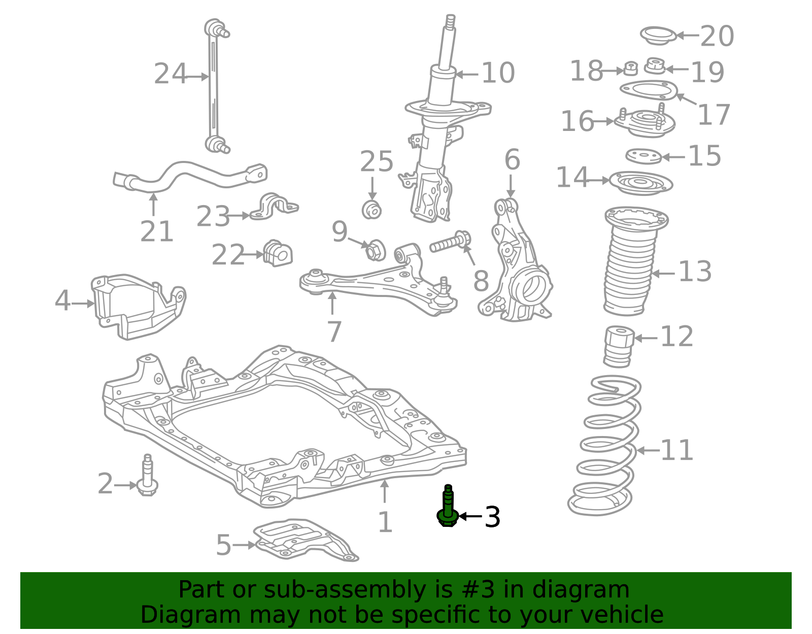 2012-2015 Scion iQ Engine Cradle Rear Bolt 91674-K1460 | Toyota Parts ...