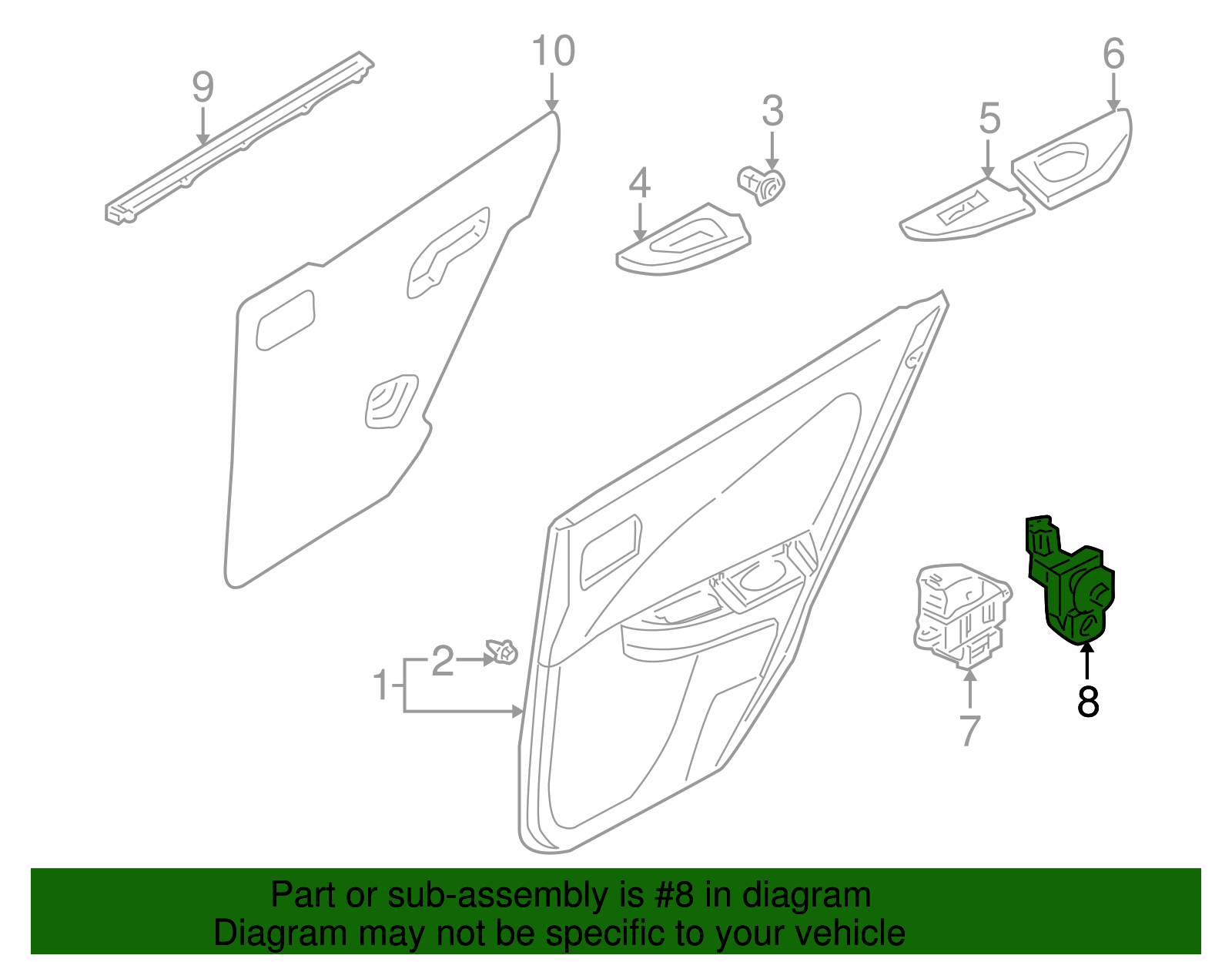 2000-2008 Nissan Door Jamb Switch 25360-4Z010 | Nissan Parts Central