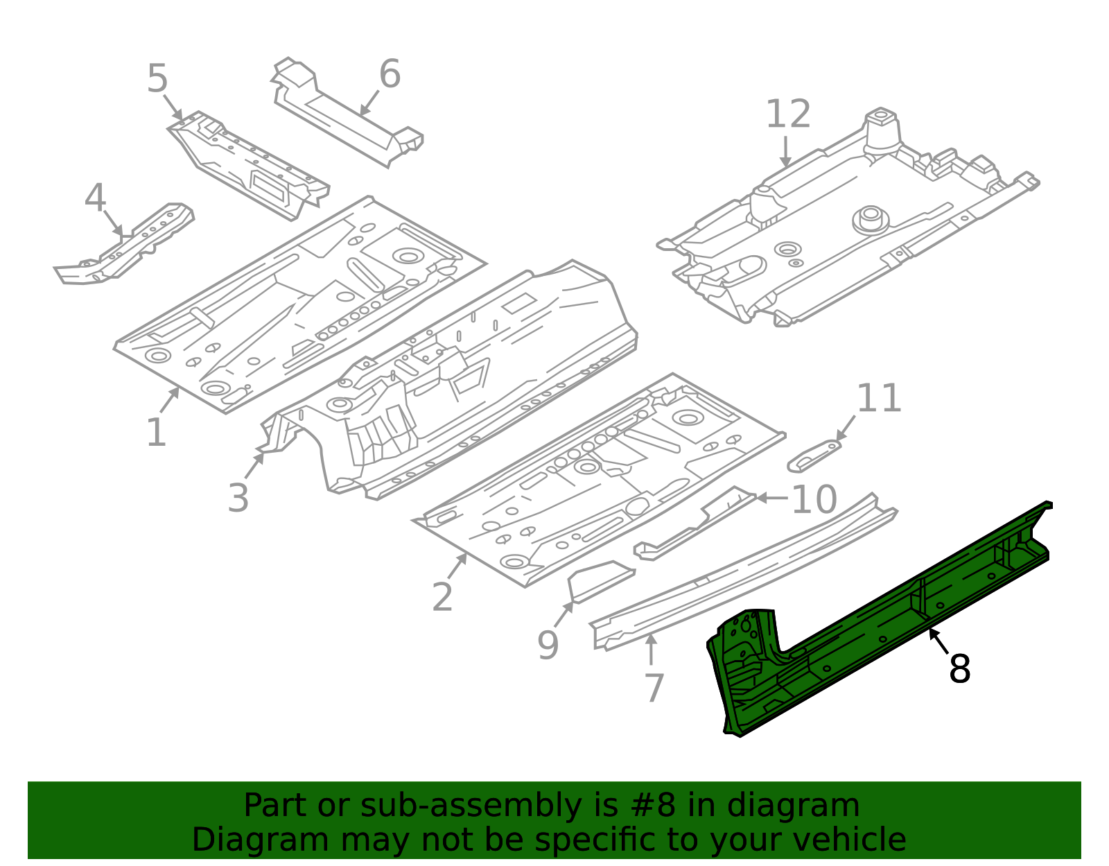 KB7W-54-950C - Sill Panel - 2017-2020 Mazda CX-5 | Mazda Parts Factor