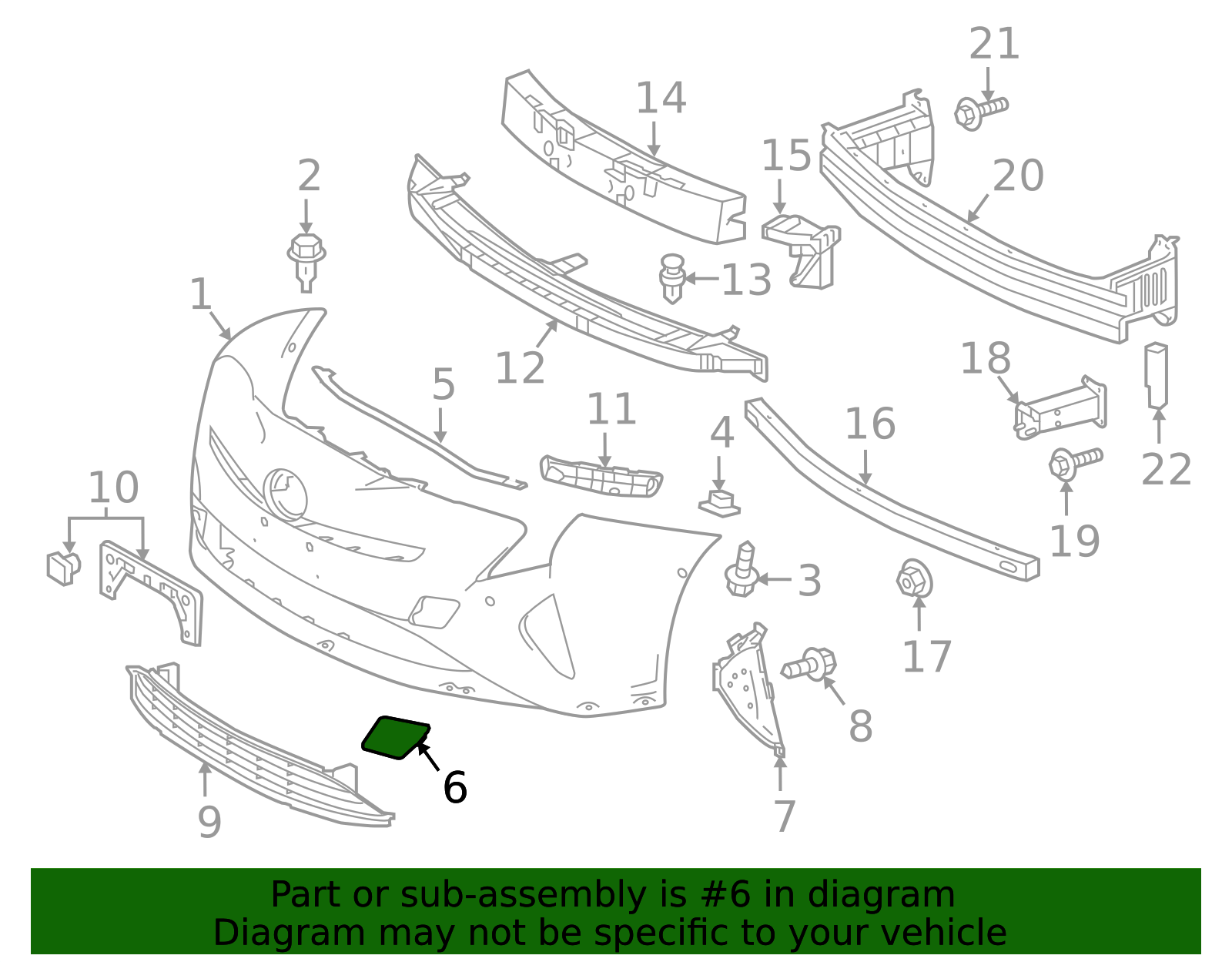 2016-2018 Toyota Prius Tow Eye Cap (Right, Front) 52127-47907 | OEM ...