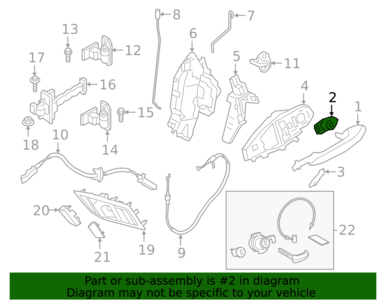 69242-WAA01 - 2020-2024 Toyota GR Supra - Handle, Outside Mount | Nucar ...